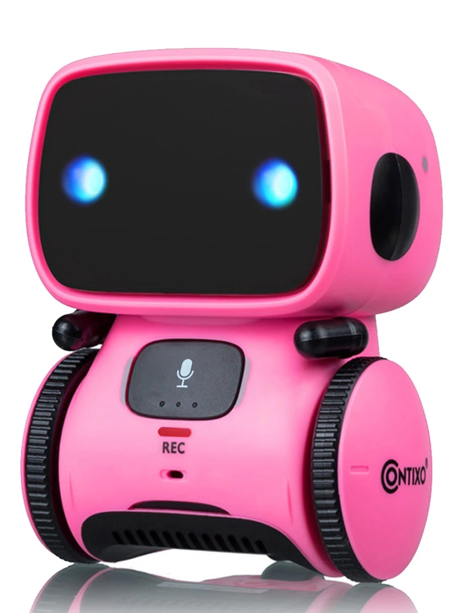 Contixo Kids Smart Robot Toy Mini Robot Talking Singing Dancing Interactive Voice Control Touch ...
